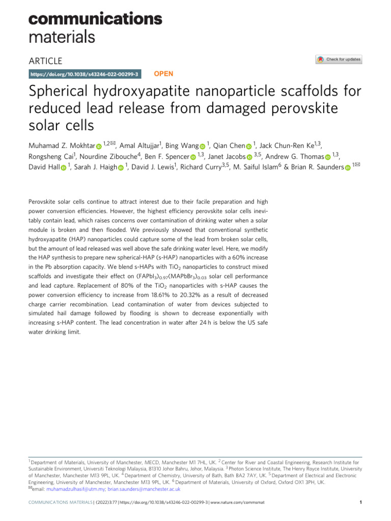 Spherical Hydroxyapatite | PDF