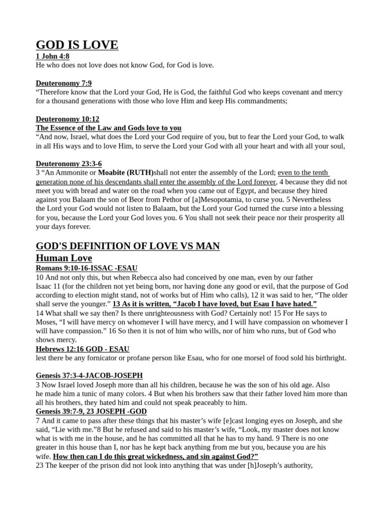 God Is Love | PDF