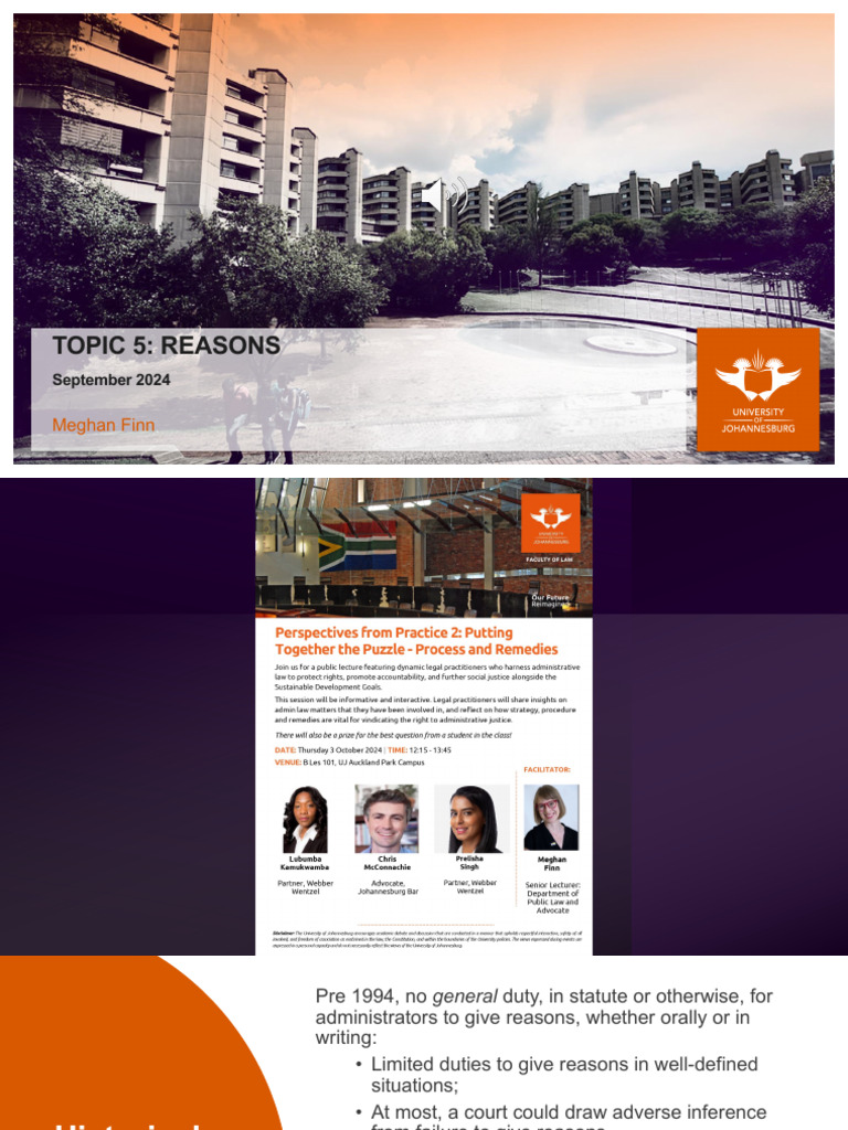 Topic 5 - Reasons | PDF