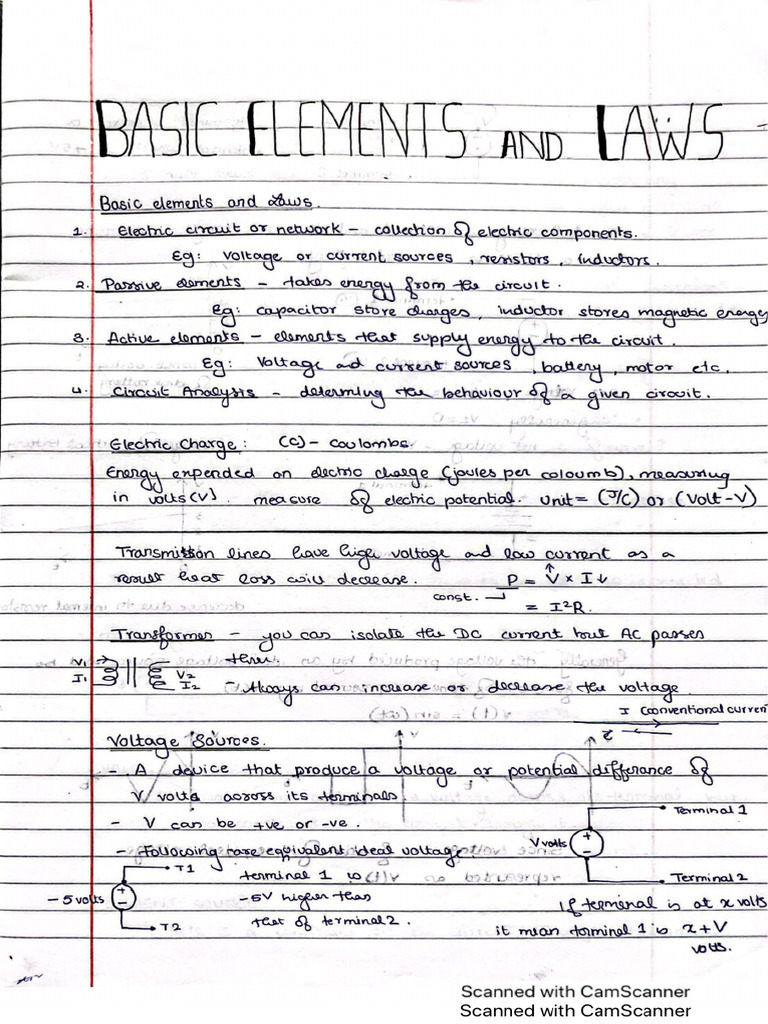 EEE Notes-Sana | PDF