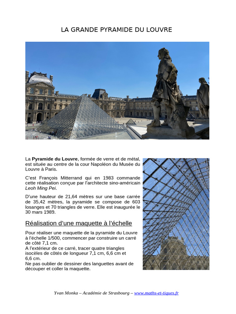 Pyramide Louvre | PDF