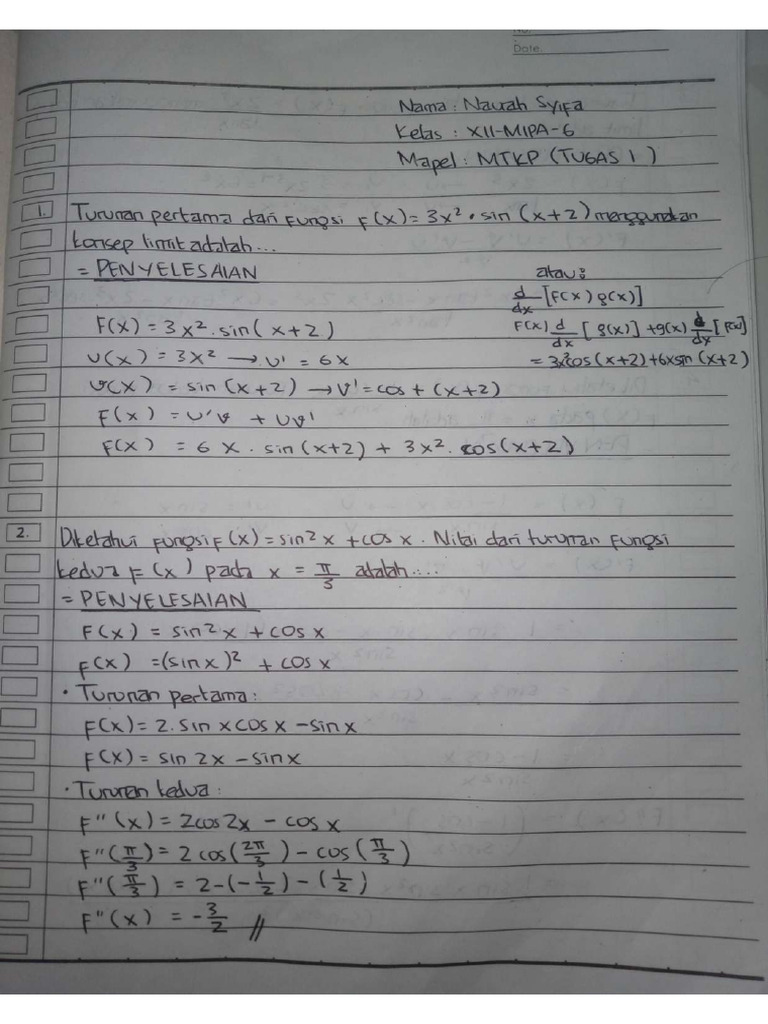 Tugas MTKP (Tugas1) | PDF