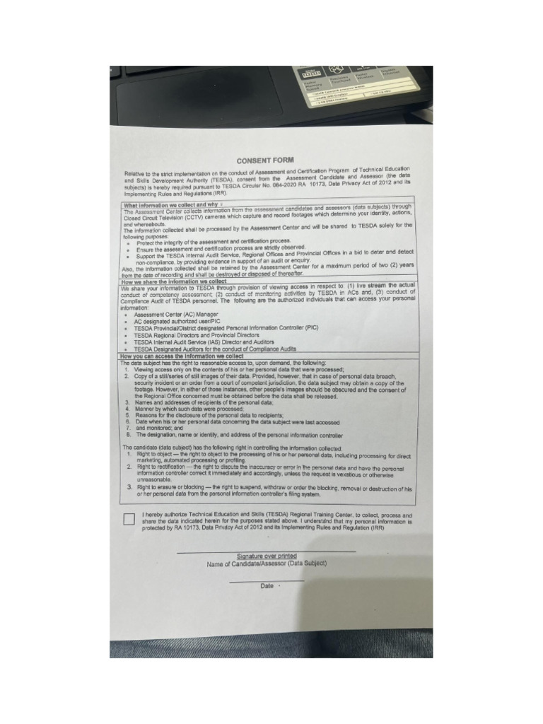 8 Consent Form | PDF