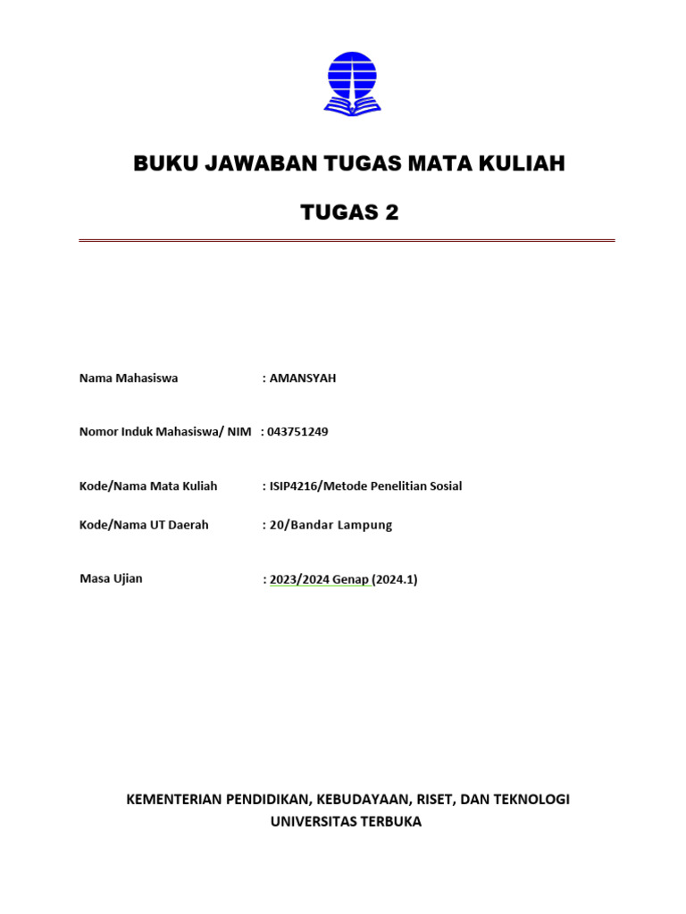 BJT - Tugas 2 Isip4216 | PDF