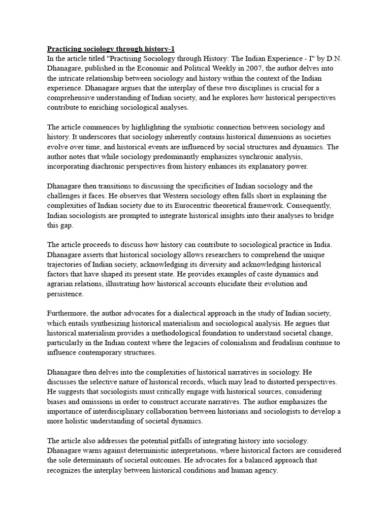 Sociology Test | PDF