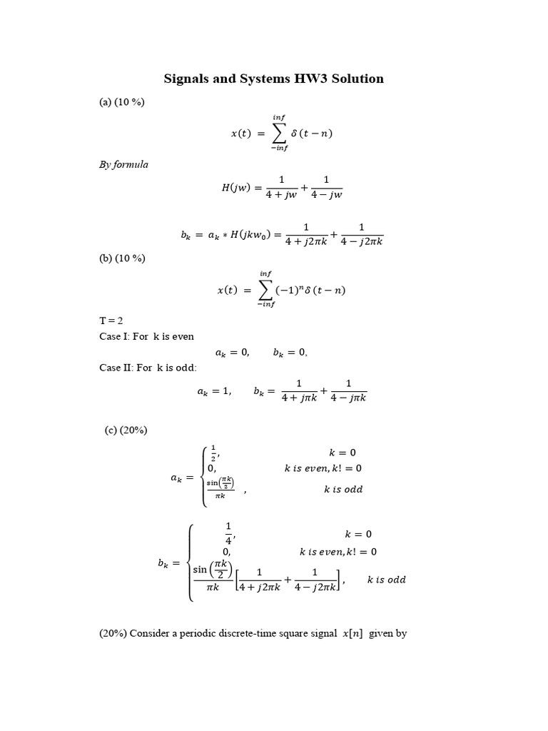 HW3 Sol | PDF