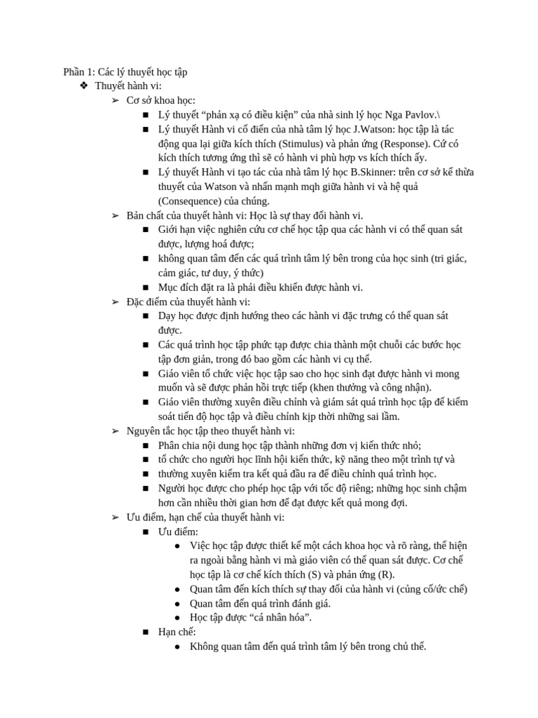 Bản sao của Đề cương LLDH | PDF