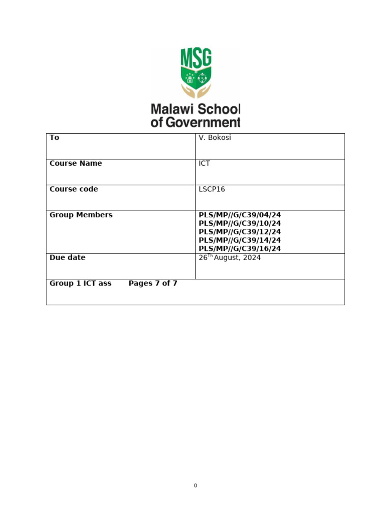 Assignment ICT | PDF