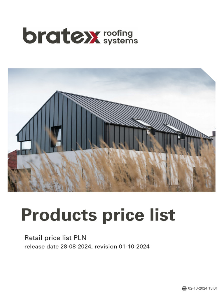 Bratex Price List RP PLN en | PDF