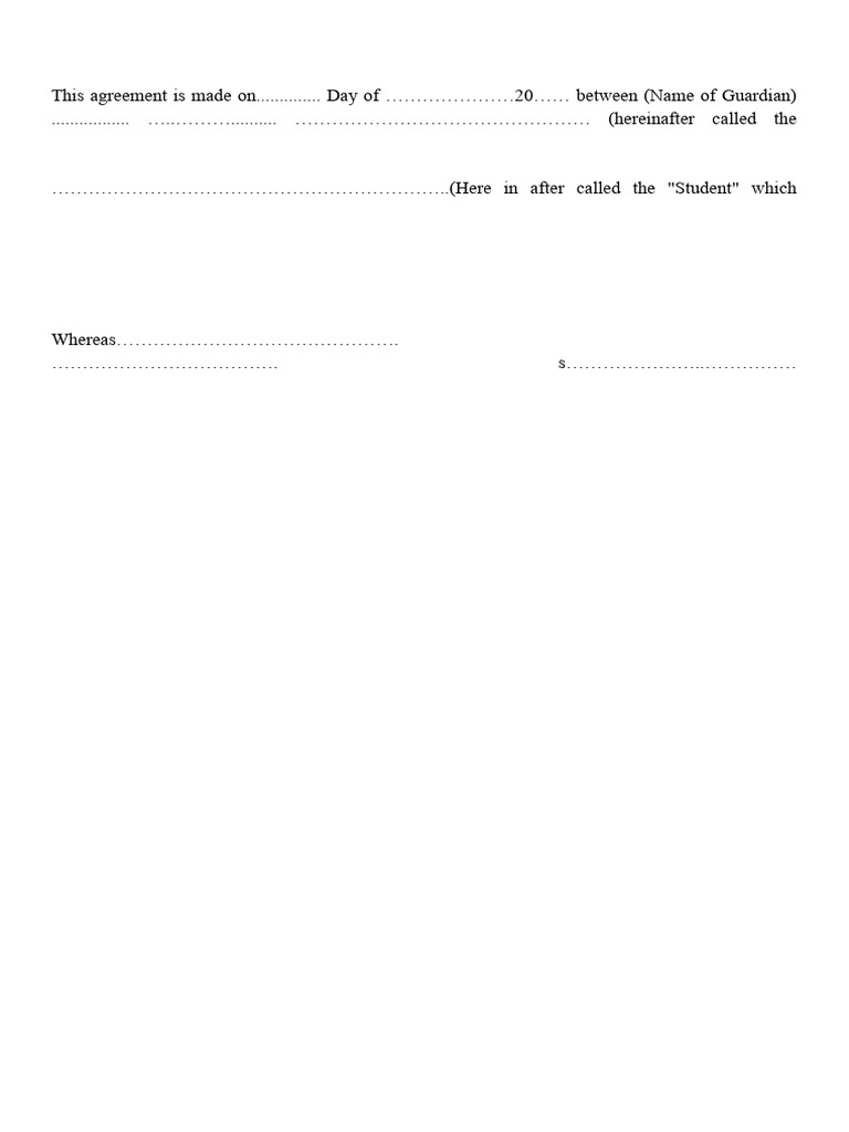 AGREEMENTs | PDF
