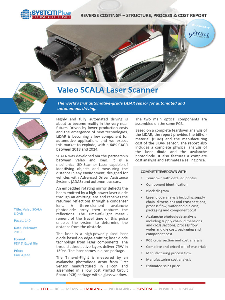 Valeo SCALA Laser Scanner | PDF