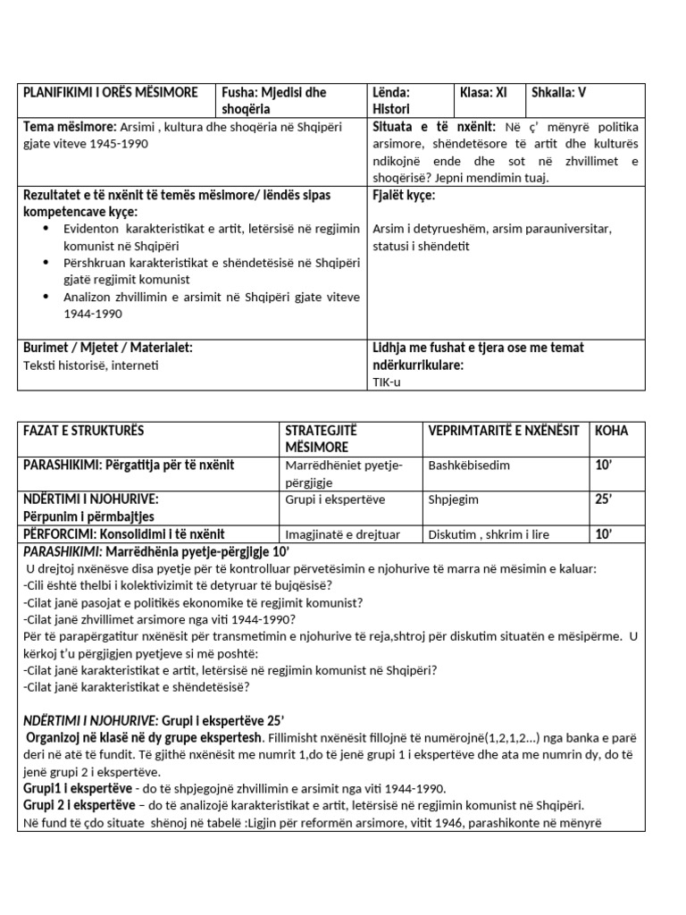 Arsimi Ne Shqiperi 1945-1980 | PDF
