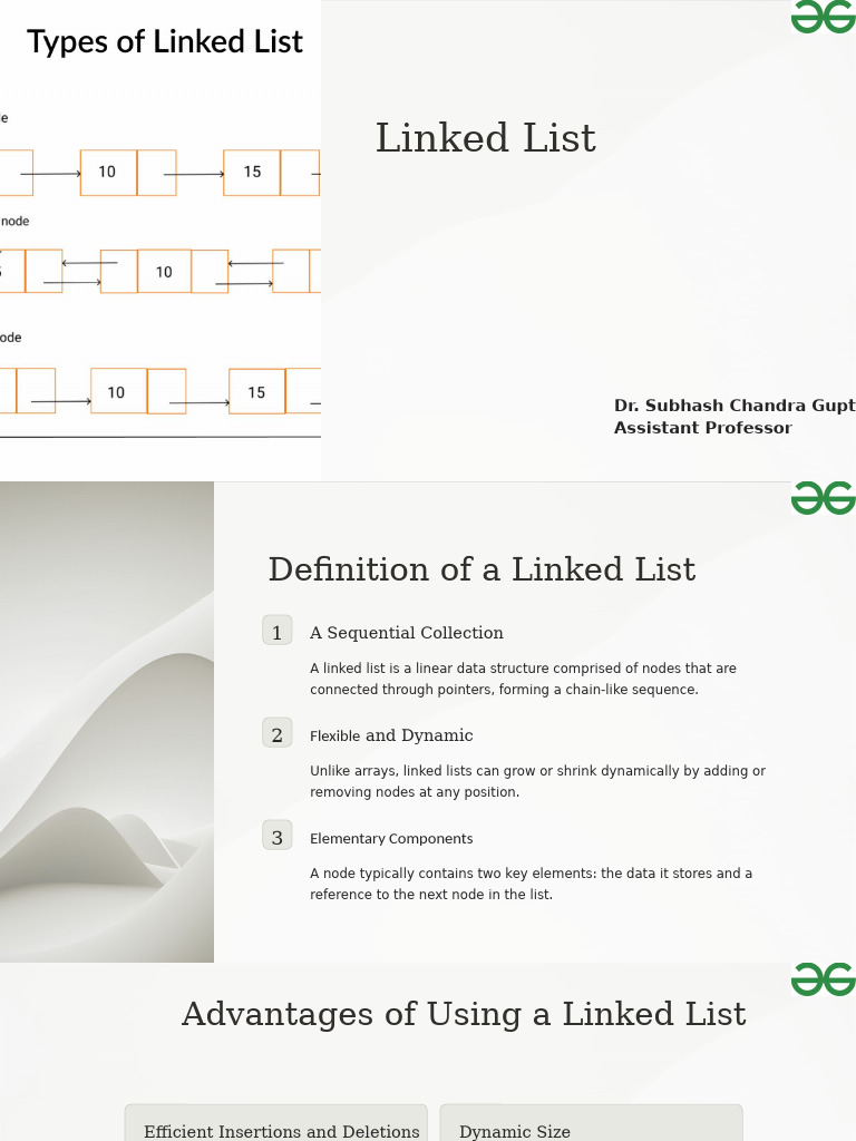 Linked Lists | PDF