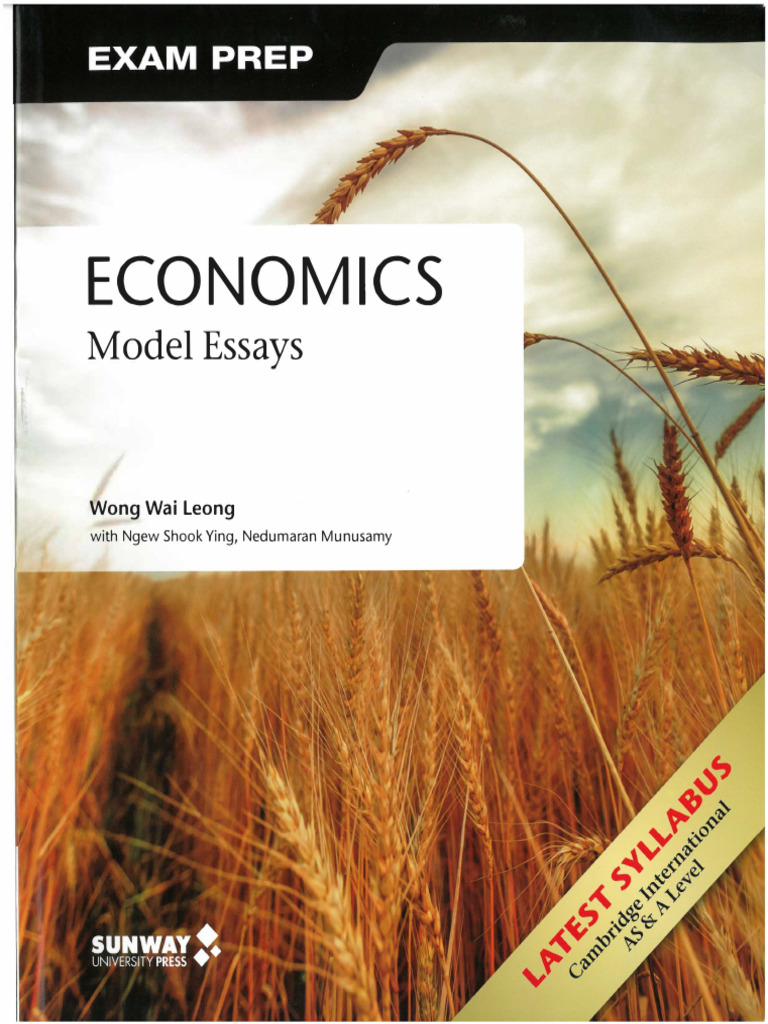 Economics: Model Essays | PDF