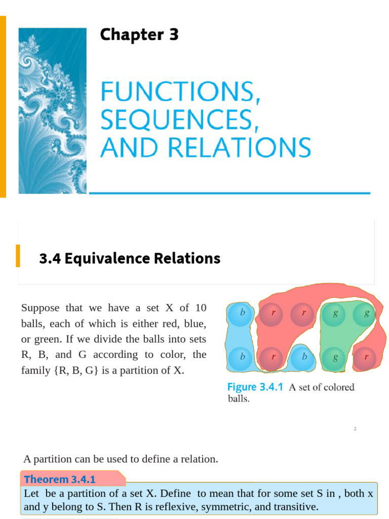 3.4 Equivalence Relations | PDF