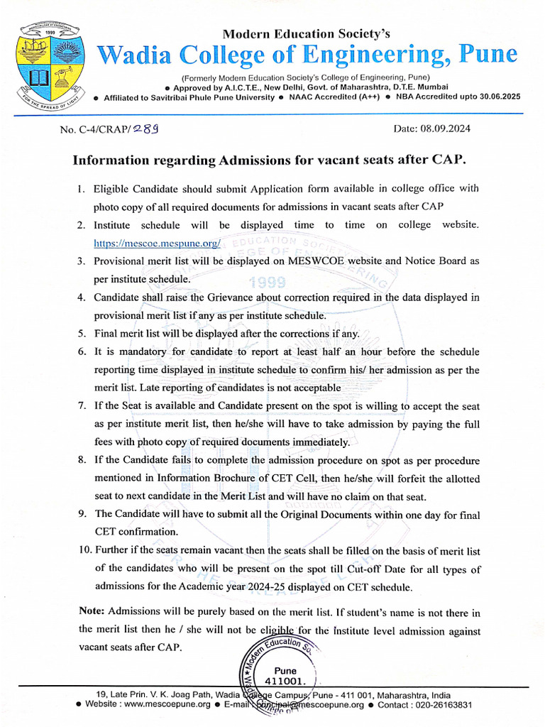 Information - 2024 25 ACAP 1 | PDF