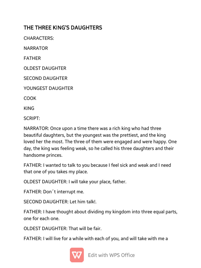 The Three King'S Daughters | PDF