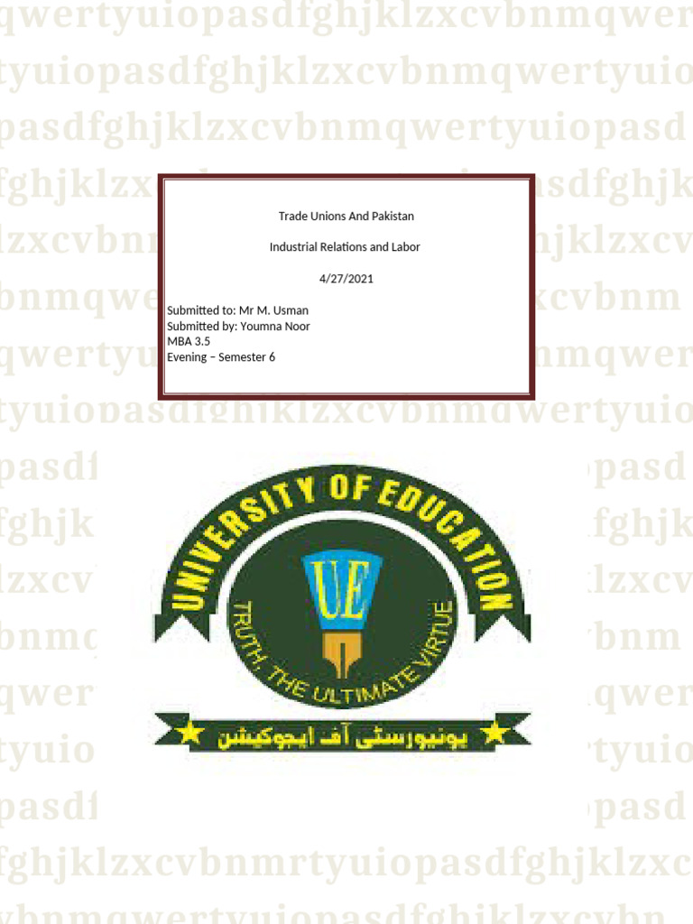 Trade Union S6 | PDF