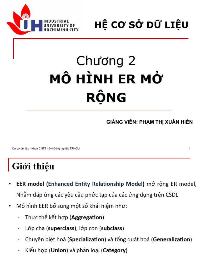 lesson 2 - EER model | PDF
