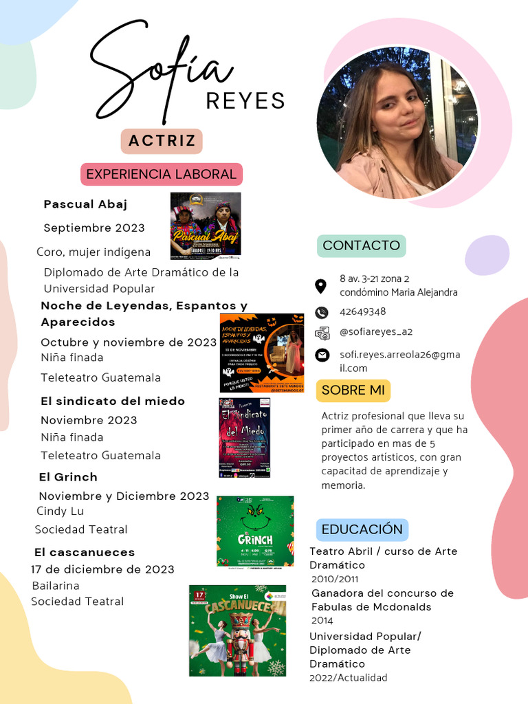 Curriculum Vitae CV Original Multicolor | PDF