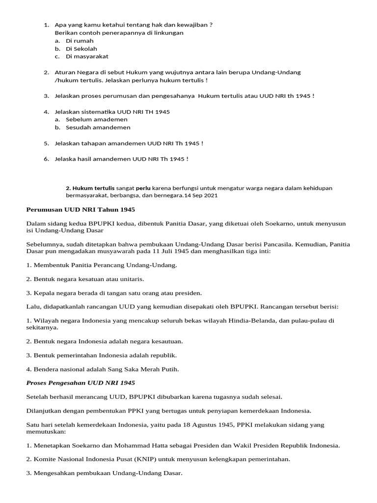 Bahan Diskusi | PDF
