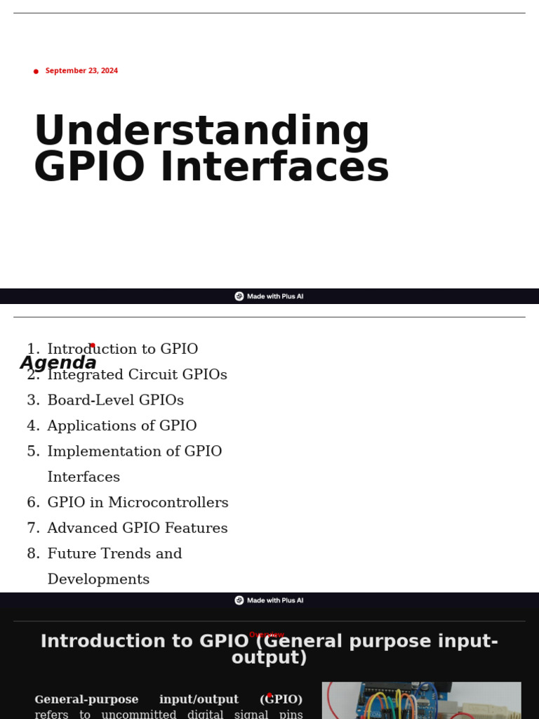 Understanding GPIO Interfaces | PDF