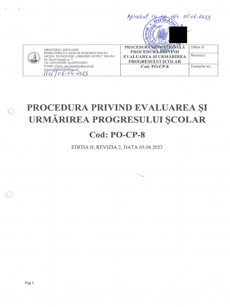 Evaluare+Progres Scolar | PDF