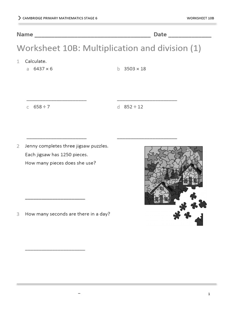 Prim Maths 6 2ed TR Diff Ws 10b | PDF