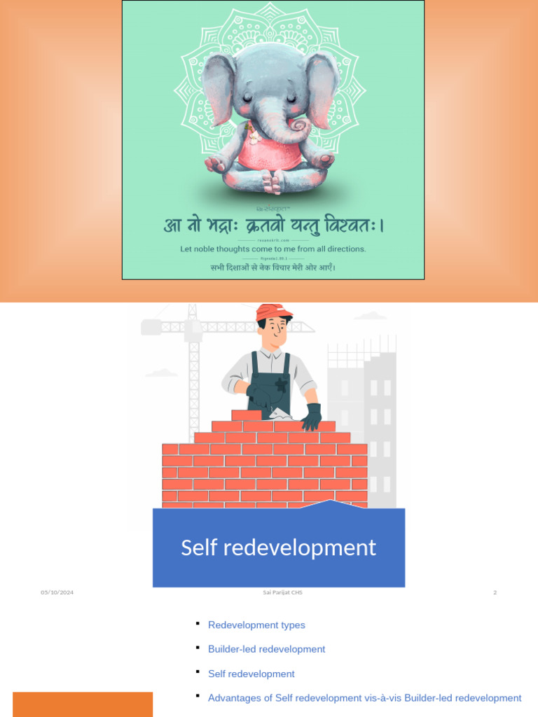 Self Redevelopment Presentation | PDF | Economies | Finance & Money ...