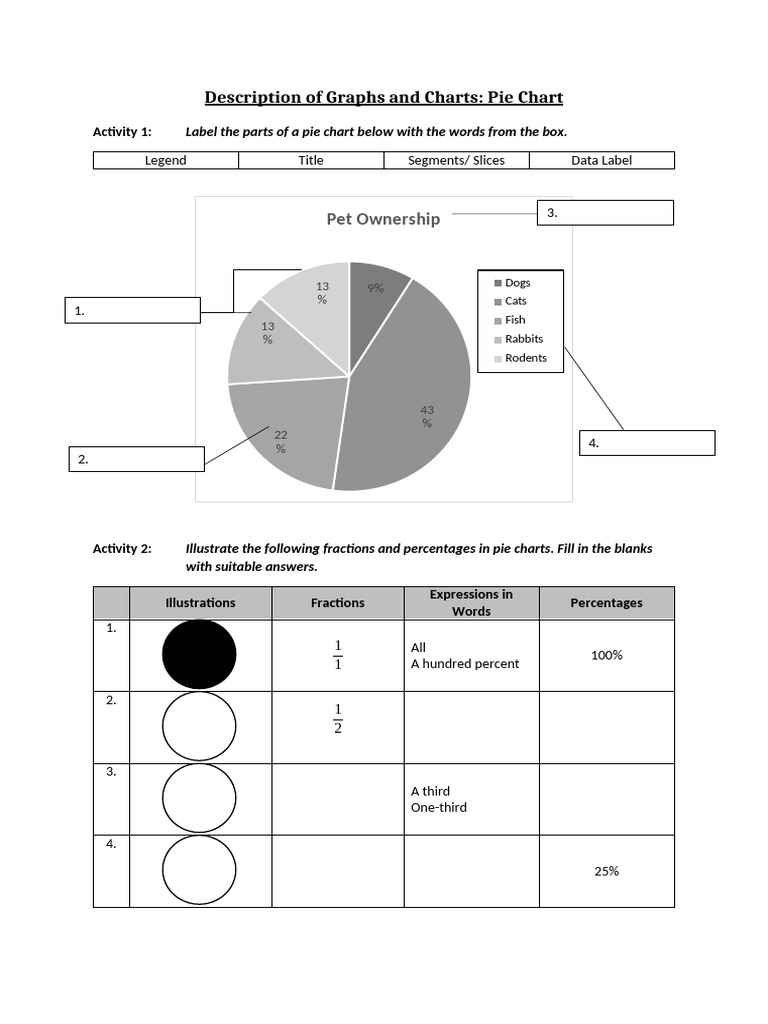 Description of Pie Charts Explanation | PDF