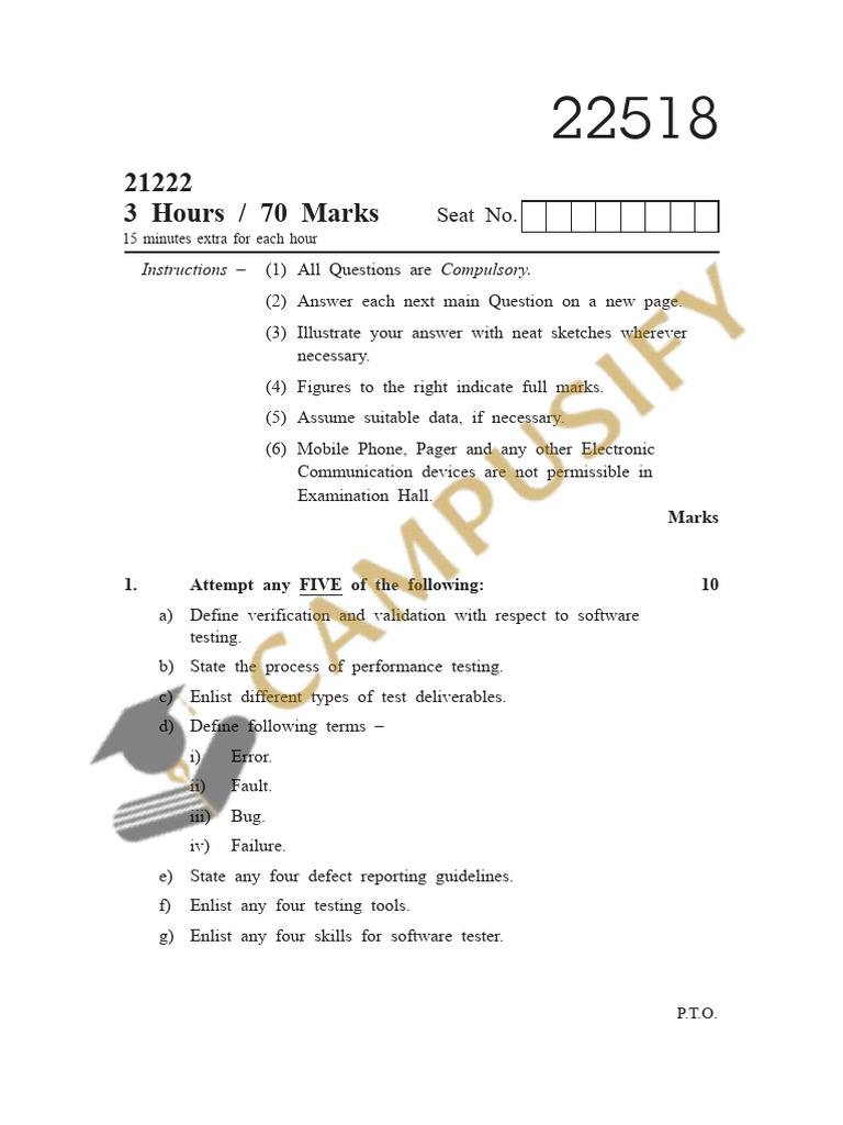 2022 Summer Question Paper | PDF
