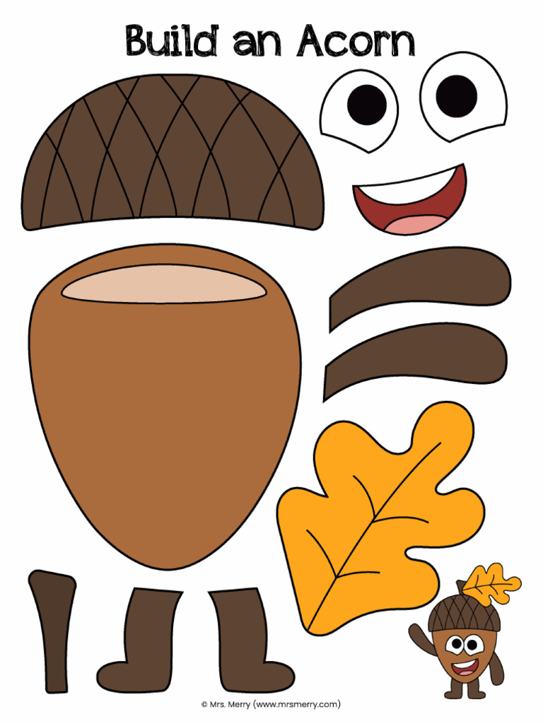 Acorn Crafts For Kids Mrs - Merry | PDF
