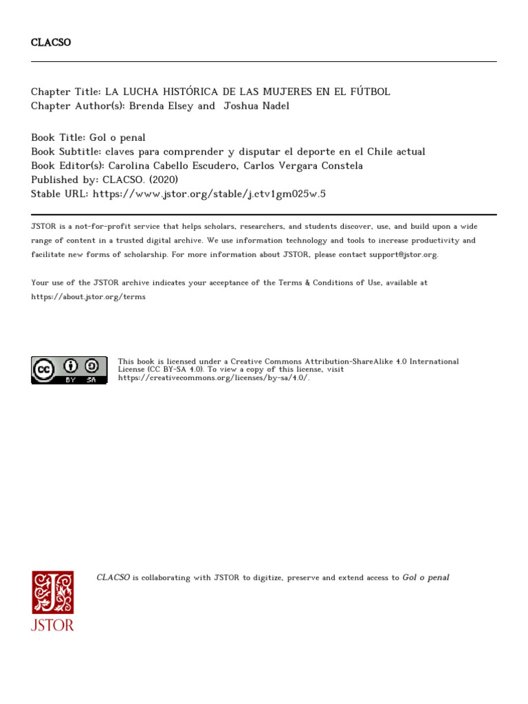 LECTURA ACTIVIDAD 2. FUTBOL FEMENINO | PDF