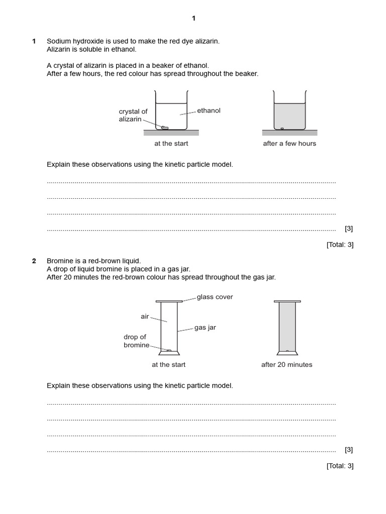 States of Matter Worksheet - ISP 4 CHEM | PDF | Zinc | Science ...