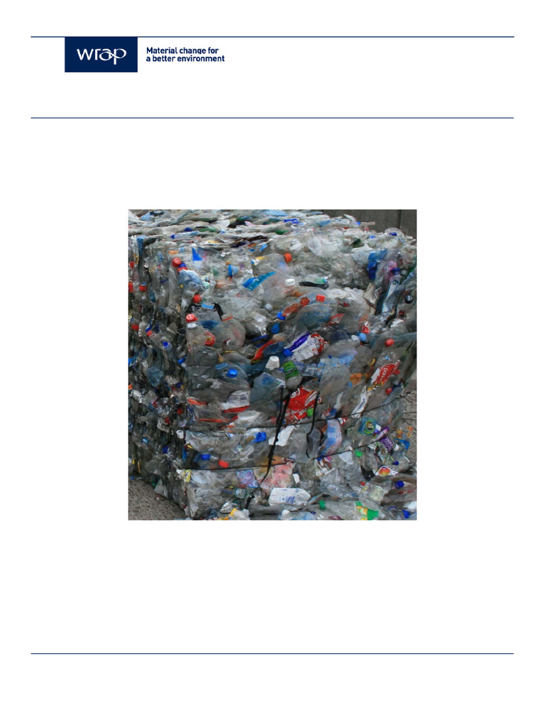 WRAP-MRF Output Material Quality Thresholds Report | PDF