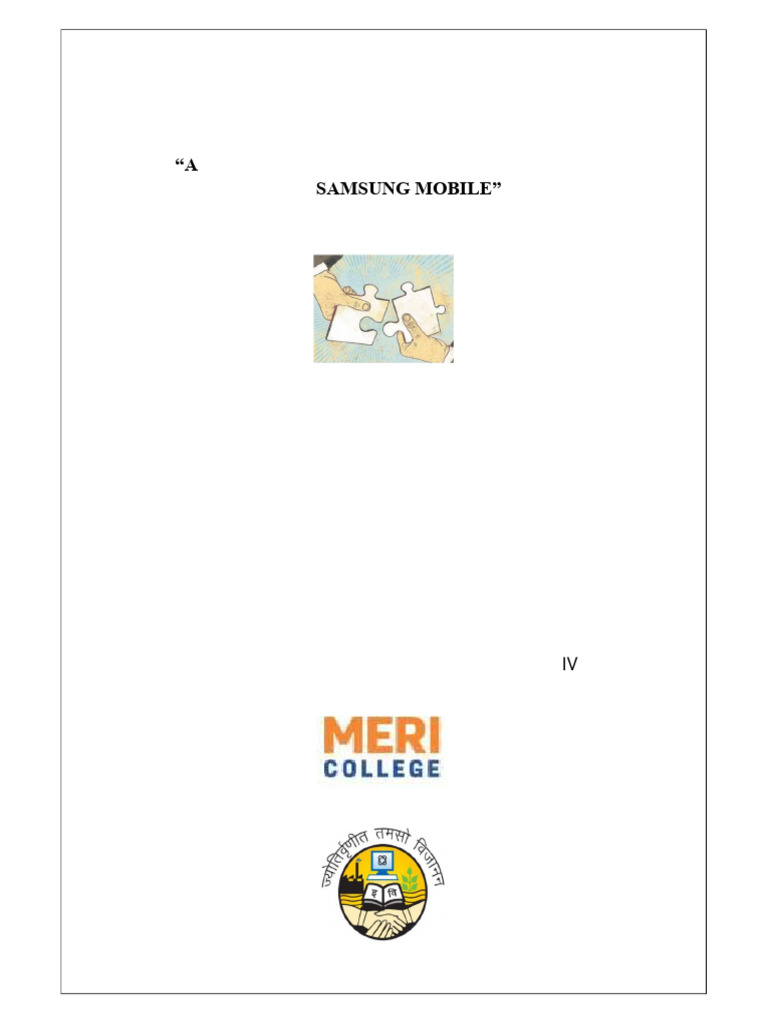 MINOR PROJECT BBA Sem 4 | PDF