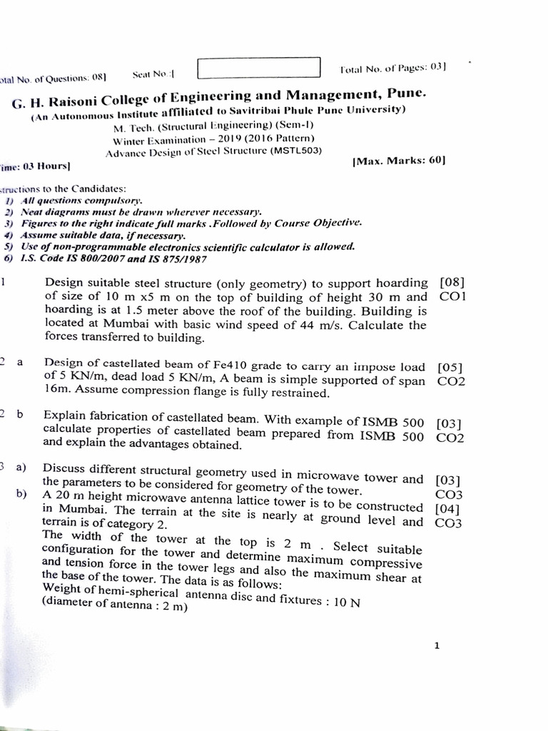 2020 Ese Fy Tech GH Raisoni | PDF