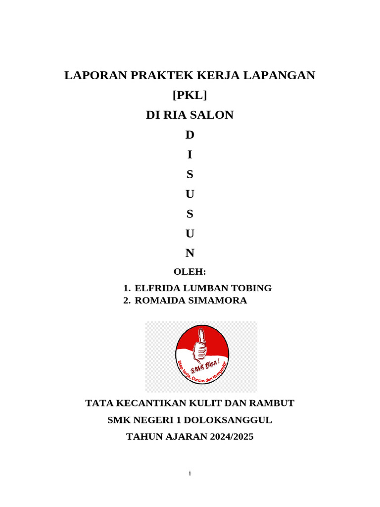 LAPORAN PRAKTEK KERJA LAPANGAN el pda | PDF