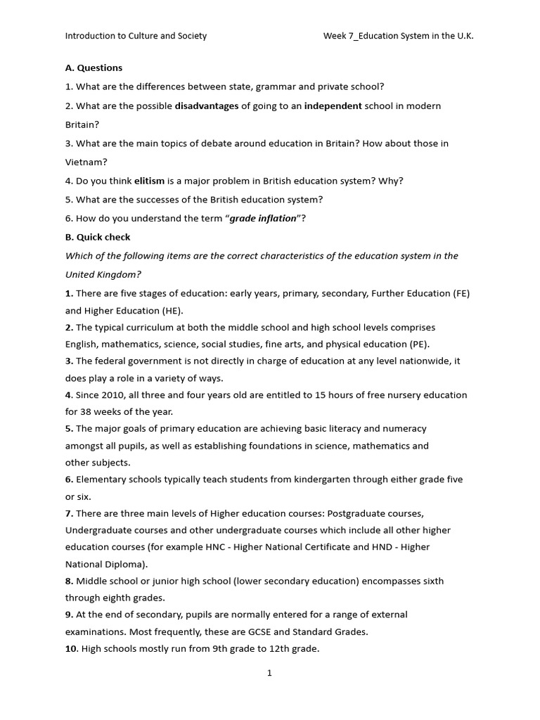 Handout Week 7 | PDF