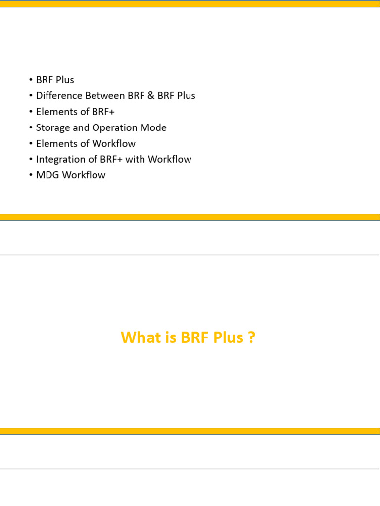 BRF Plus Overview and Workflow Integration | PDF | User Interface ...