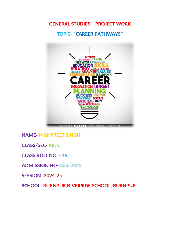 General Studies Cover Page | PDF