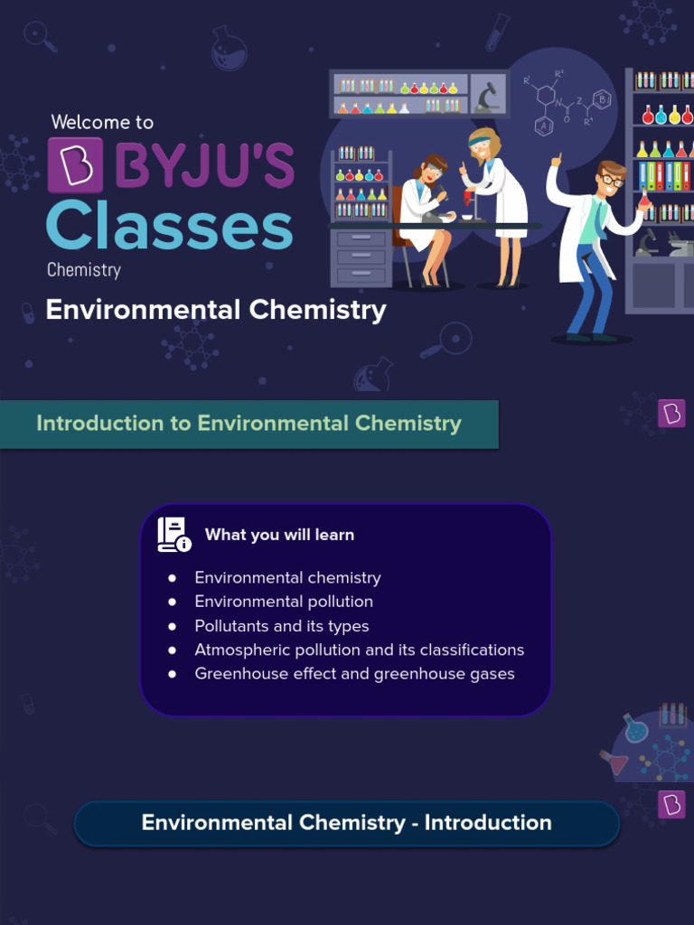 Environmental Chemistry | PDF