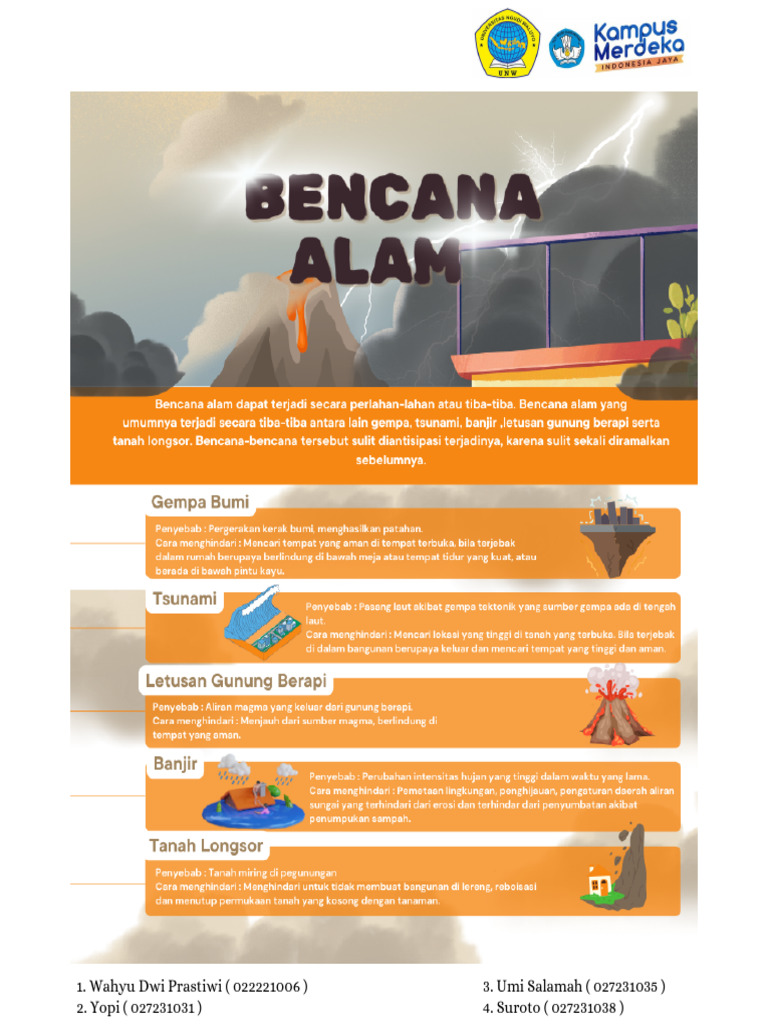 Poster Bencana Alam | PDF