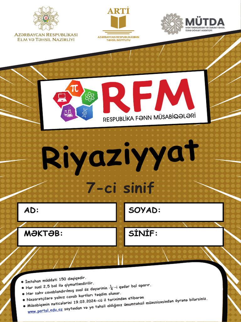 Riyaziyyat 7 Az | PDF