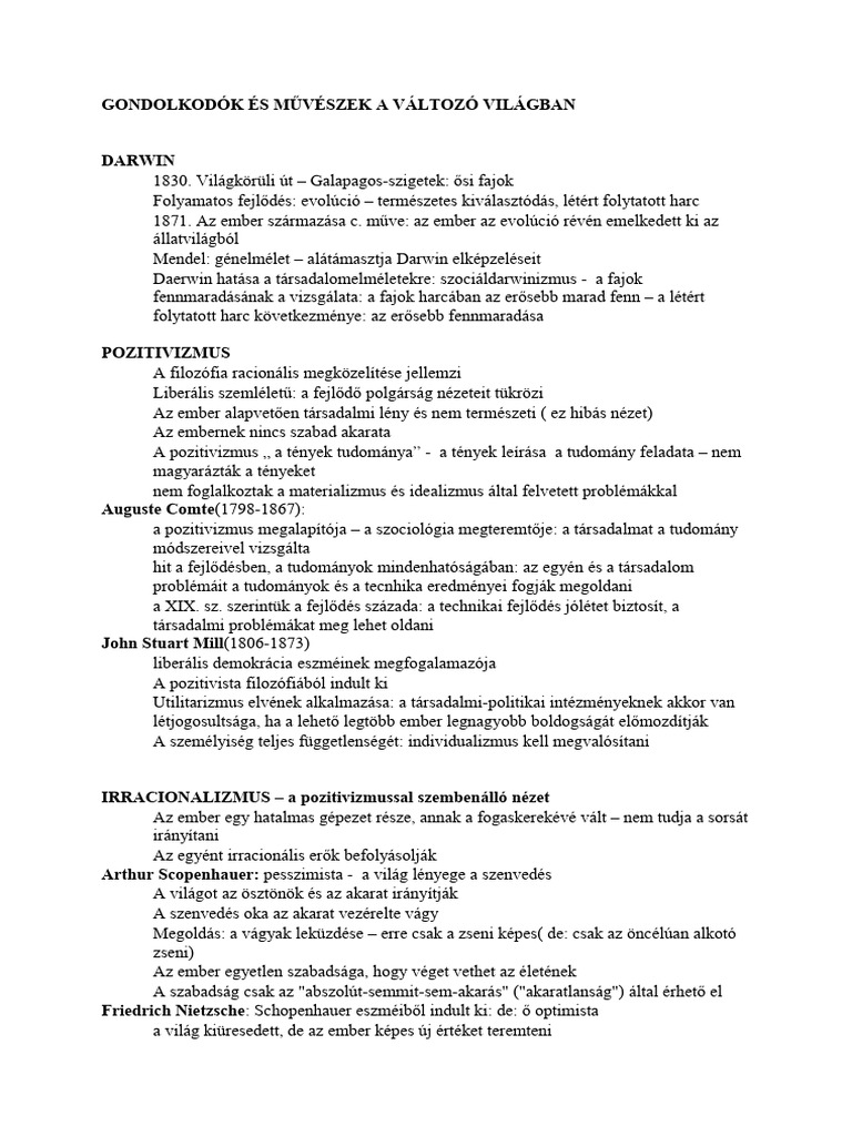 Gondolkodok Es Muveszek | PDF