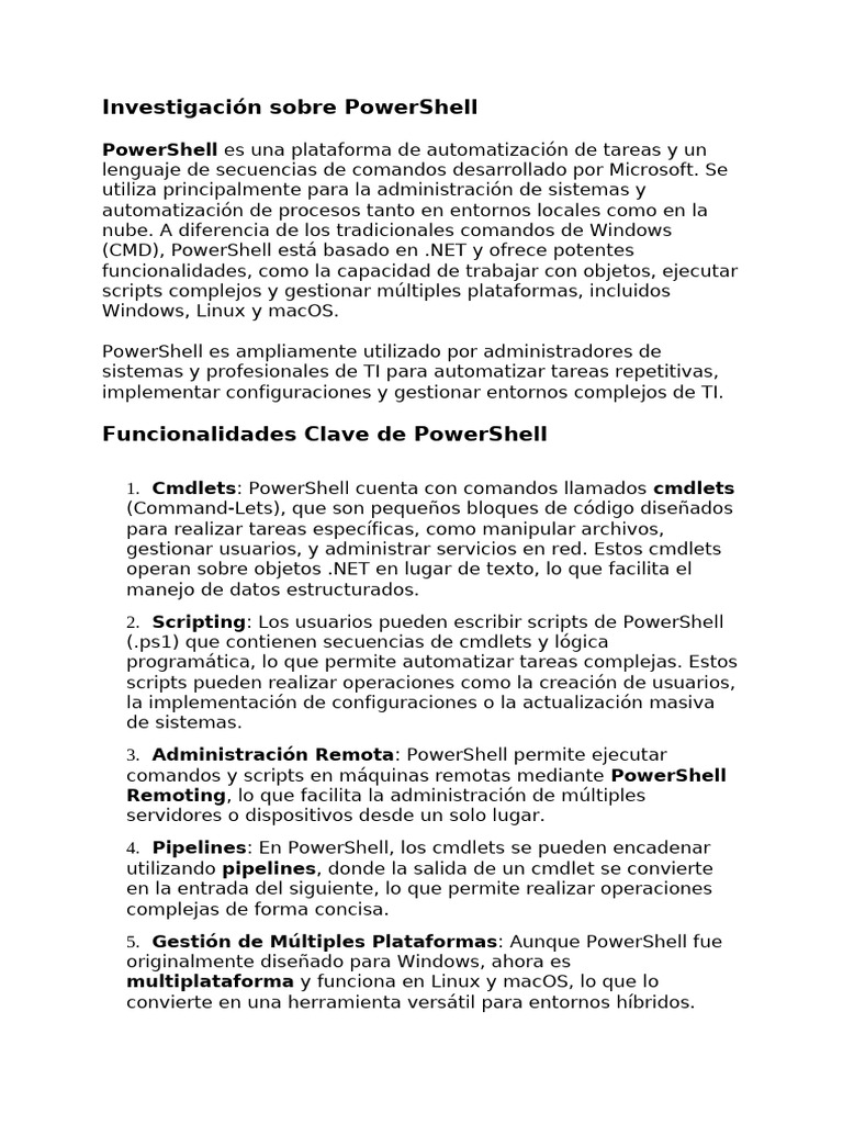 Copia de PowerShell | PDF