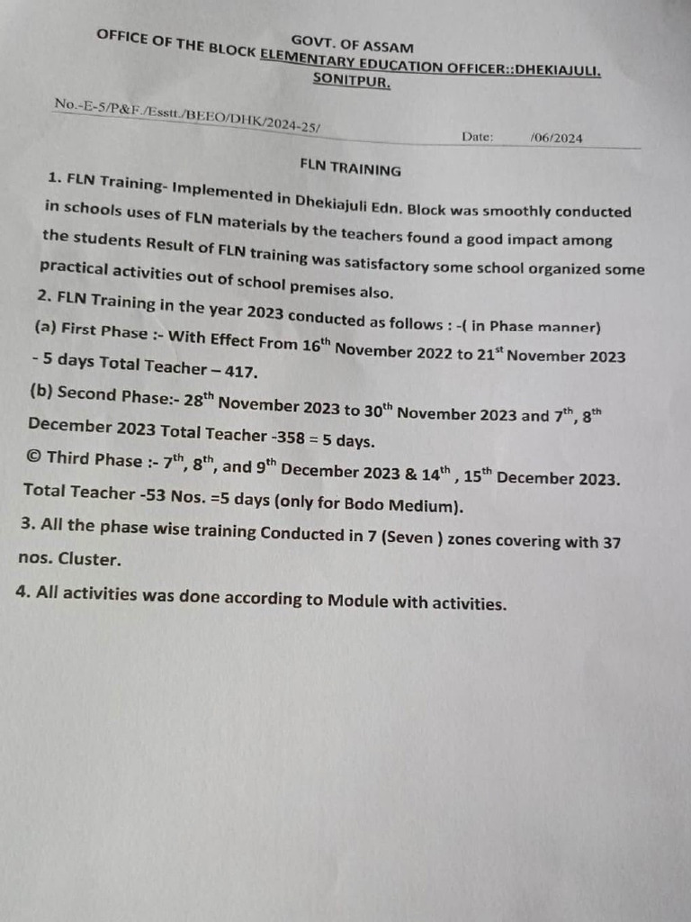 FLN Report PDF | PDF