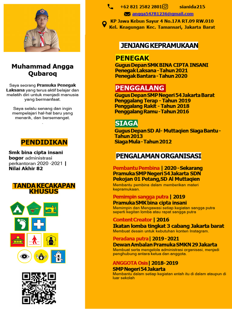 CV Pramuka PDF | PDF