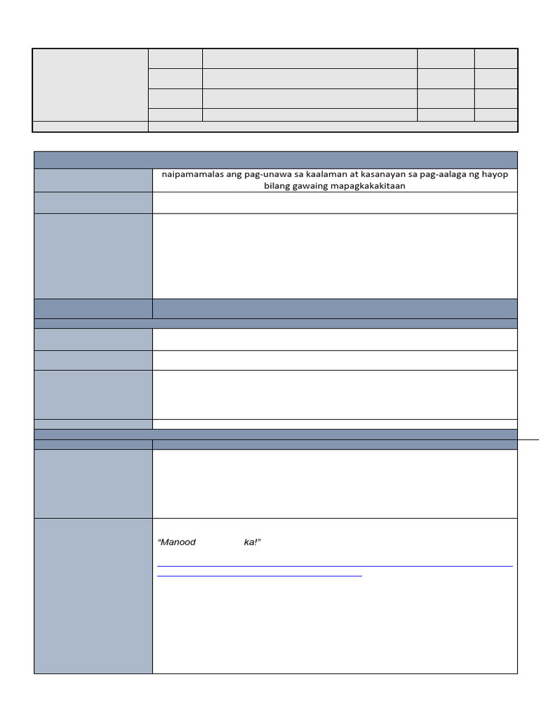 7es Daily Lesson Plan EED5 BALOCA | PDF