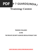 Training Manual For SECURITY Guards | PDF | Surveillance | Strike Action